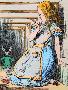 'Alice and the White Rabbit. Illustration by John Tenniel from the ...