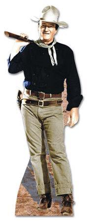 'John Wayne - Rifle on Shoulder Lifesize Cardboard Cutout' Cardboard ...
