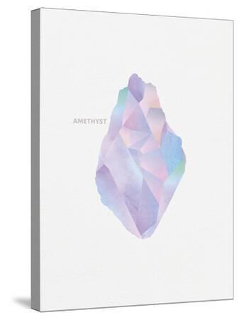 'Amethyst Gemstone' Stretched Canvas Print - Joni Whyte | AllPosters.com