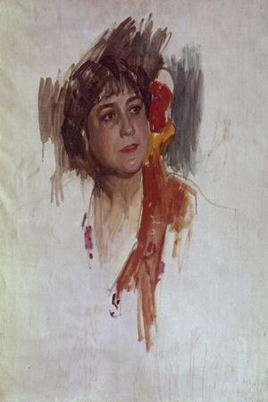'JOSE MARIA RODRIGUEZ ACOSTA/ PAINTING (WOMAN'S FACE). FUNDACION ...