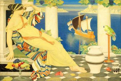 Ariadne in Naxos, 1925-26 (Tempera on Handwoven Linen) Giclee Print ...