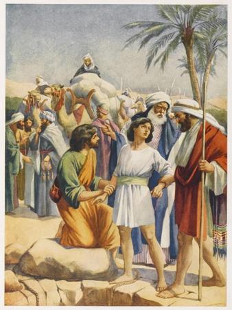 'Joseph Is Sold by His Brothers to Some Egyptian Merchants' Poster ...