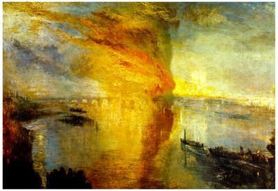 'Joseph Mallord William Turner (The fire at the parliament building, 16 ...