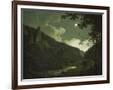 'Dovedale by Moonlight, C.1784-85' Giclee Print - Joseph Wright of ...