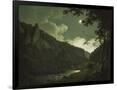 'Dovedale by Moonlight, C.1784-85' Giclee Print - Joseph Wright of ...