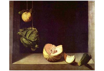 'Juan Fra Cotán Sánchez (Still Life with Quince, Cabbage, Melon and ...