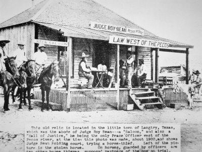 'Judge Roy Bean' Photographic Print | AllPosters.com