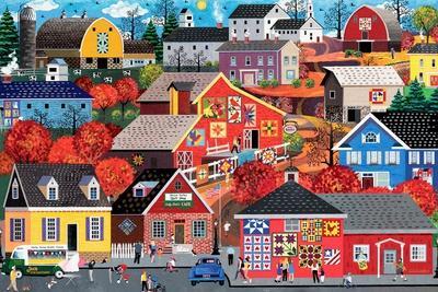 'Barn Quilts' Poster - Julie Pace Hoff | AllPosters.com