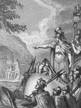 Julius Caesar Commanding Forces Giclee Print | AllPosters.com
