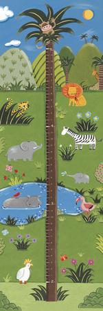 'Jungle Growth Chart' Giclee Print - Sophie Harding | AllPosters.com
