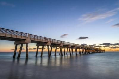 'Juno, Florida, USA at the Juno Beach Pier just before sunrise' Photo ...