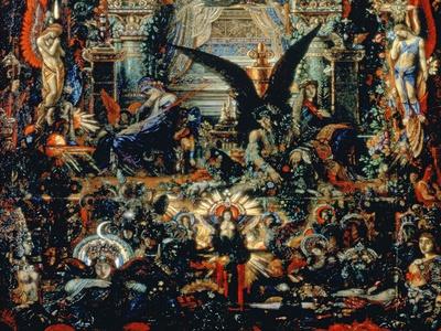 'Jupiter and Semele, 1894-95 (Detail)' Giclee Print - Gustave Moreau ...