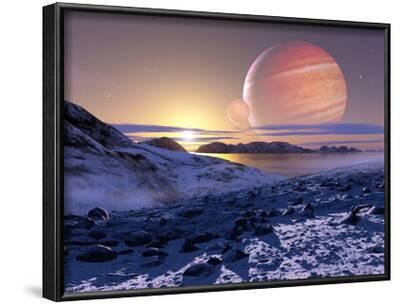 'Jupiter From Europa, Artwork' Photographic Print - Detlev Van ...