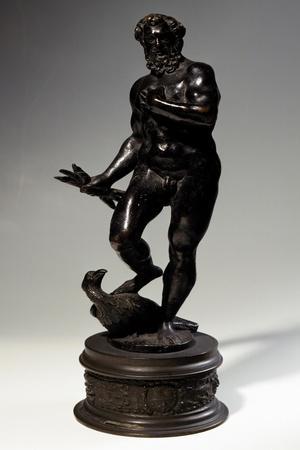 'Jupiter with Thunderbolt and Eagle, Bronze Statue. Italy, 16th Century ...