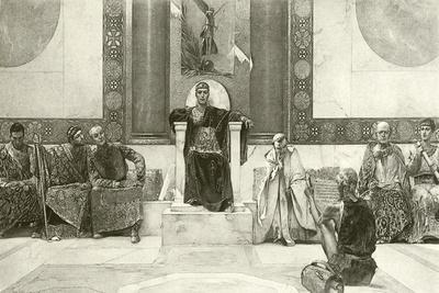 'Justinian and His Council' Giclee Print - English School | AllPosters.com