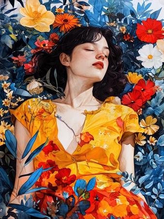 'Portrait of a Woman 25' Giclee Print - Justyna Jaszke | AllPosters.com