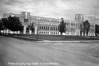 'Kalispell, Montana - Flathead County High School' Posters - Lantern Press | AllPosters.com