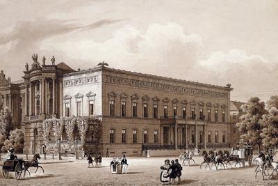 Unter Den Linden, Berlin, circa 1840 watercolor Giclee Print - Karl ...