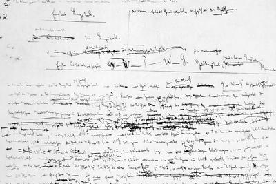 'Karl Marx's Manuscript for 'Das Kapital,' 1867' Poster | AllPosters.com