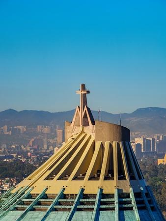 'New Basilica of Guadalupe, elevated view, Villa de Guadalupe, Mexico City, Mexico' Photographic ...