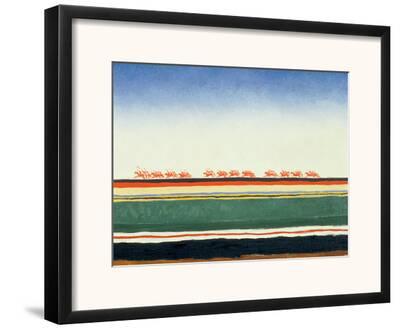 'Red Cavalry, 1928-32' Framed Giclee Print - Kasimir Malevich ...