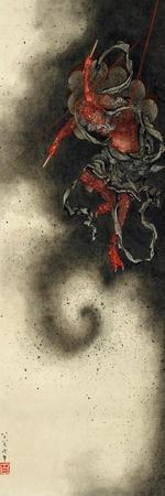 Thunder God, Edo Period, 1847 Giclee Print - Katsushika Hokusai ...