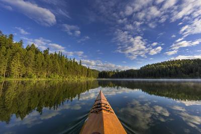 'Kayaking on Beaver Lake in the Stillwater State Forest Near Whitefish ...