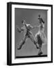 'Kaye Popp and Stanley Catron Demonstrating a Step of the Lindy Hop ...