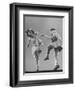 'Kaye Popp and Stanley Catron Demonstrating a Step of the Lindy Hop ...