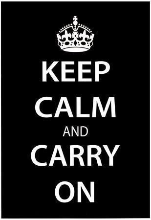 Keep Calm Original Poster