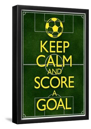 'Keep Calm and Score a Goal Soccer' Posters | AllPosters.com