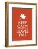 'Keep Calm and Watch the Leaves Fall Poster' Photo | AllPosters.com