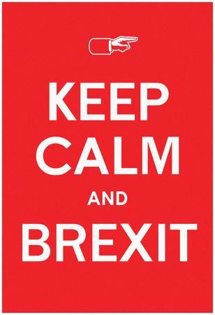 'Keep Calm & BREXIT (Raging Red)' Posters | AllPosters.com