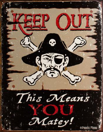 Keep Out Poster