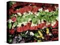 Venice, Veneto, Italy, Coloured Pasta on Display in a Shop Window ...