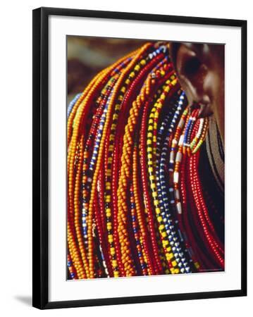 'Kenya, Samburu Woman Wearing Decorative Beads' Photographic Print ...