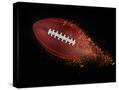 'Flying Rugby Ball Isolated on Black.' Photographic Print - Kesu01 ...