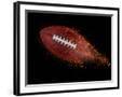'Flying Rugby Ball Isolated on Black.' Photographic Print - Kesu01 ...