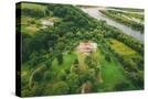 'Khal'ch, Vetka District, Belarus. Aerial View Old House Manor Of ...