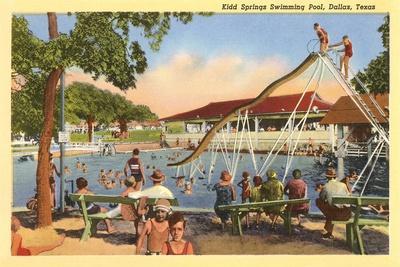 'Kidd Springs Pool, Dallas, Texas' Posters | AllPosters.com