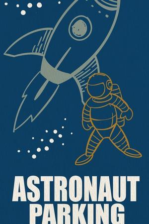 'Astronaut Parking' Print - Kimberly Allen | AllPosters.com