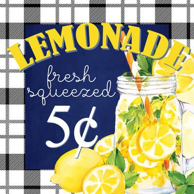 'Lemon Plaid 4' Prints - Kimberly Allen | AllPosters.com
