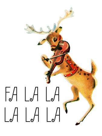 'Reindeer Christmas 1' Print - Kimberly Allen | AllPosters.com