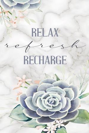 'Relax Recharge 1' Art - Kimberly Allen | AllPosters.com