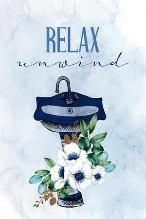 'Relax Unwind Sink' Prints - Kimberly Allen | AllPosters.com