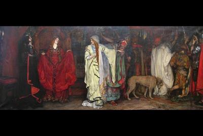 'King Lear, Act 1 Scene 1' Art - Edwin Austin Abbey | AllPosters.com