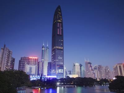 'Kingkey 100 Finance Building, Shenzhen, Guangdong, China' Photographic ...