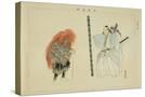 'Asahina (Kyogen), from the series "Pictures of No Performances (Nogaku ...