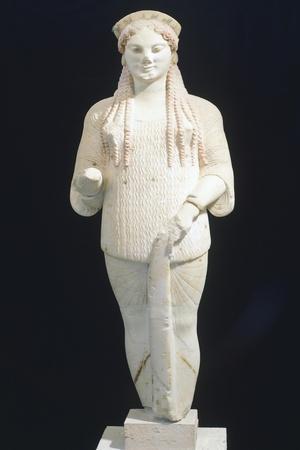 'Kore 670, Ca 510-520 BC, Sculpture of the Archaic Age from the ...