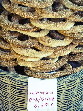 'Koulouria (Greek Sesame Bread Rings), Syntagma District, Athens ...